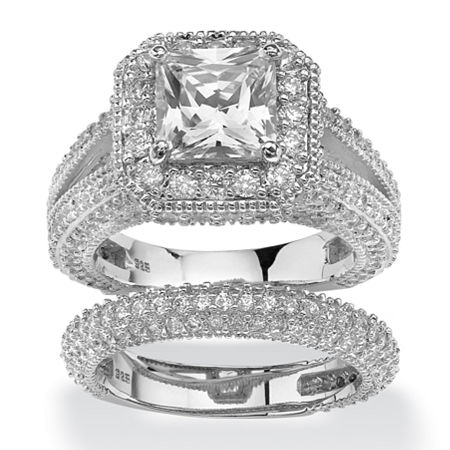 Click here for DiamonArt Womens 5 CT. T.W. White Cubic Zirconia P... prices