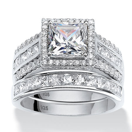 Click here for DiamonArt Womens 3 1/2 CT. T.W White Cubic Zirconi... prices