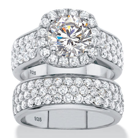 Click here for DiamonArt Womens 4 1/2 CT. T.W. White Cubic Zircon... prices