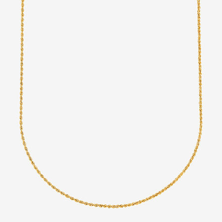 Click here for 10K Gold 18 - 24 Inch Hollow Rope Chain Necklace... prices