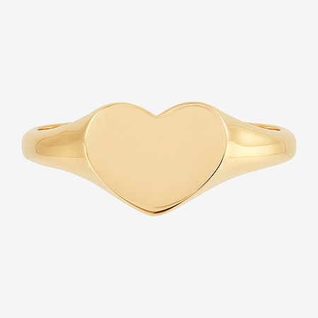 Click here for Womens 14K Gold Heart Signet Ring  7 prices
