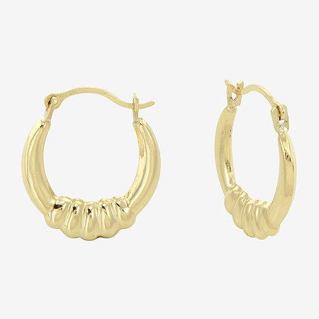 Click here for Womens 14K Gold 12mm Round Hoop Earrings  One Size prices