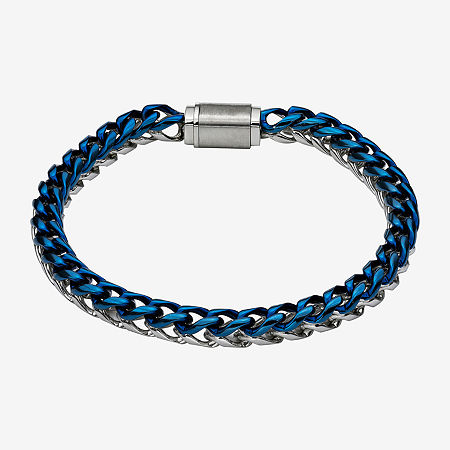 Click here for Mens Stainless Steel 9 Inch Solid Chain Bracelet... prices