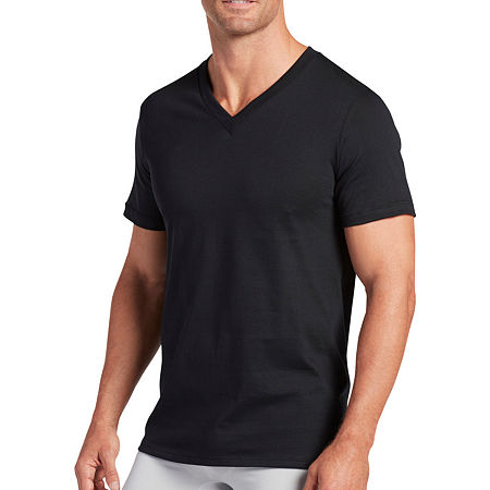 Click here for Jockey Classics Mens 3 Pack Short Sleeve V Neck Mo... prices
