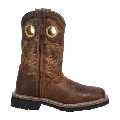 Dan Post Little & Big Kid Boys Amarillo Block Heel Cowboy Boots, Color ...