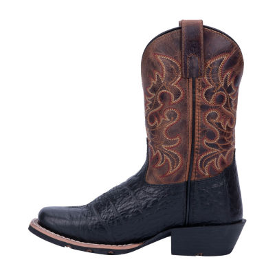 Dan Post Little & Big Kid Boys Little River Stacked Heel Cowboy Boots ...