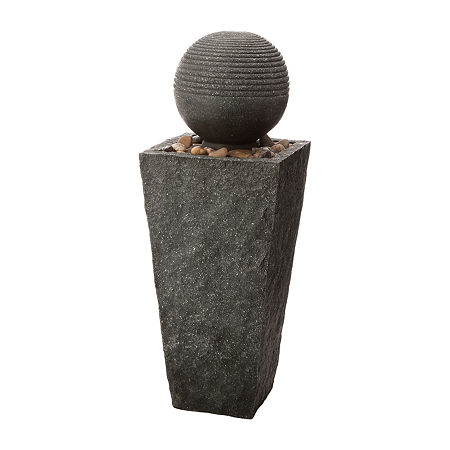 Click here for Glitzhome 31.75 Polyresin Sphere Outdoor Fountains... prices