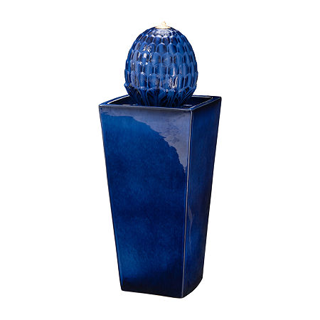 Click here for Glitzhome 5.75H Polyresin Sphere Outdoor Fountains... prices