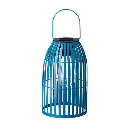 Click here for Glitzhome 9.75 Metal Woven Blue Hanging Lanterns... prices