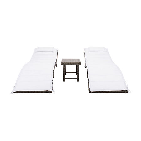 Click here for Carew 3-pc. Patio Lounge Set  One Size  Brown prices