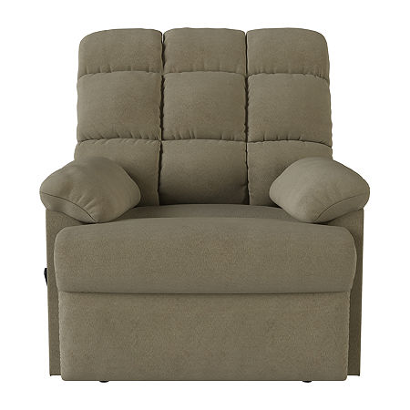 Click here for ProLounger Barbera Wall Hugger Biscuit Tufted Recl... prices