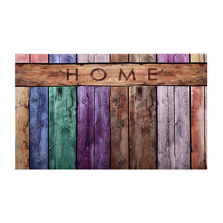 Click here for Achim Colorful Plank Rubber 18X30 Doormat  One Siz... prices
