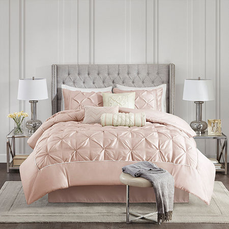 Madison Park Wilma 7-Pc. Comforter Set  King - Blush