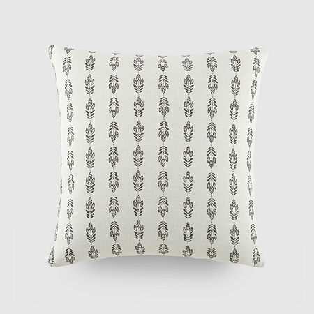 ienjoy Home Leaves Line Patterns Decorative Pillow  20 x 20 - Taupe Leaves