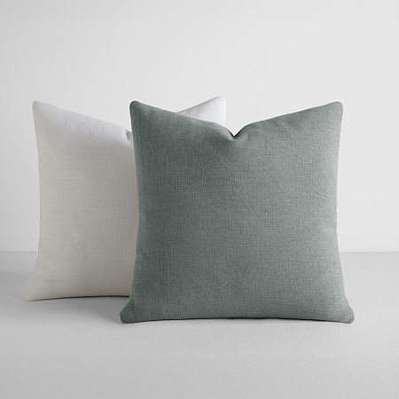 Click here for ienjoy Home Slub Cotton Solid 2-Pack Decor Pillows... prices