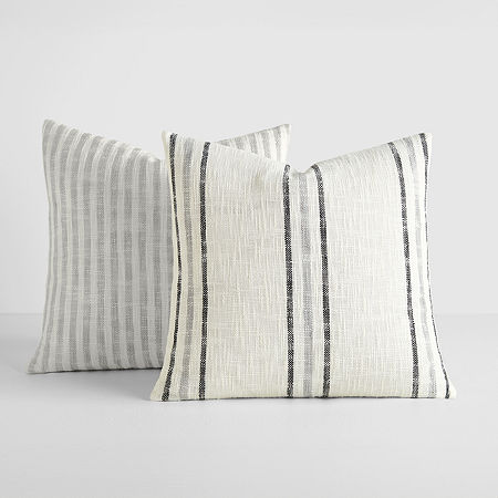 Click here for ienjoy Home Yarn-Dyed Patterns 2-Pack Decor Pillow... prices