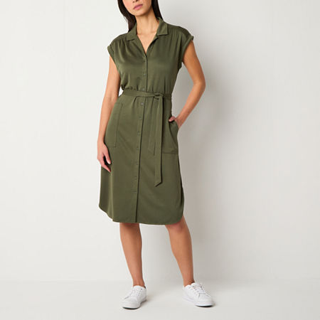 Click here for Stylus Womens Sleeveless Midi Shirt Dress  Xx-larg... prices