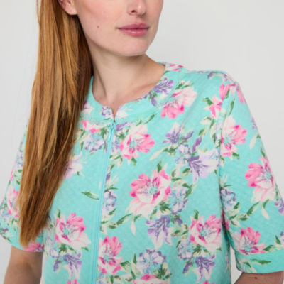 Adonna Womens Short Sleeve Long Length Robe - JCPenney