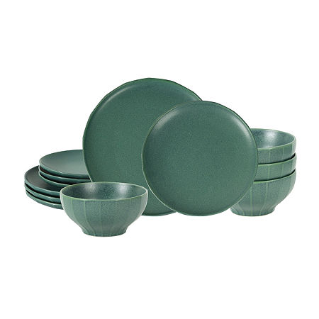 Stone Lain Rio 12 Pc. Dinnerware Set  Service for 4 - Green