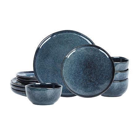 Stone Lain Mirella 12 Pc. Dinnerware Set  Service for 4 - Blue