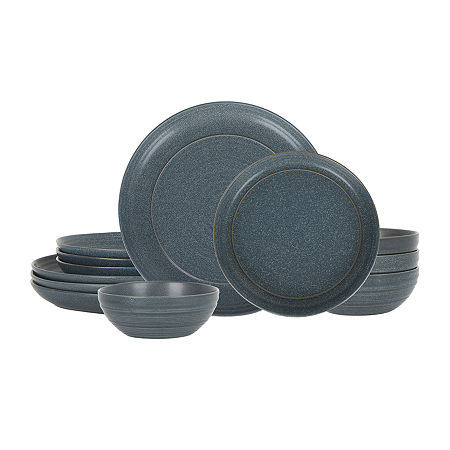 Stone Lain Elio 12 Pc. Dinnerware Set  Service for 4 - Blue