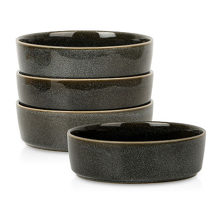 Stone Lain Eden Pasta Bowls  Set of 4 - Charcoal Gray