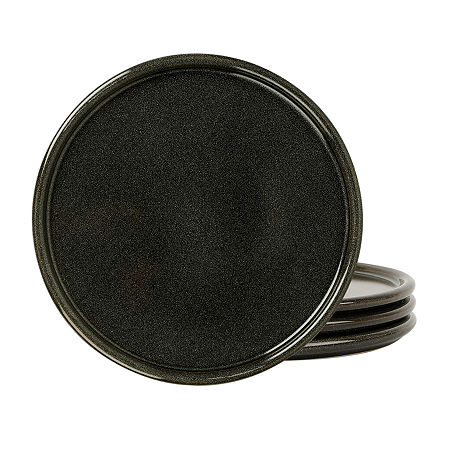 Stone Lain Eden Dinner Plates  Set of 4 - Charcoal Gray