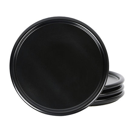 Stone Lain Eden Salad Plates  Set of 4 - Black