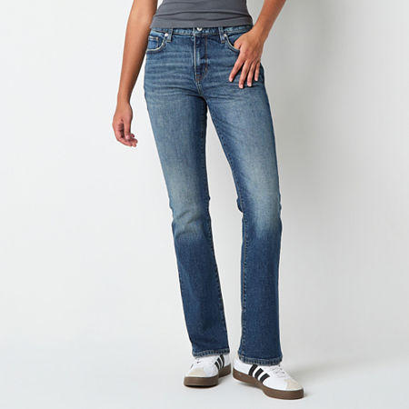 Click here for Arizona-Juniors Womens Mid Rise Bootcut Jean  8  B... prices