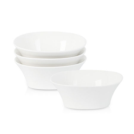 Stone Lain Quadro Cereal Bowls  Set of 4 - White
