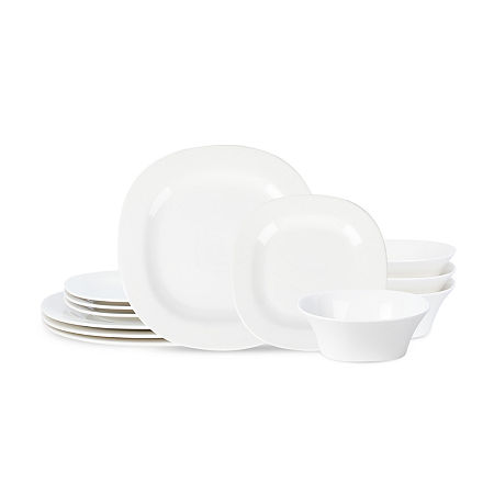 Stone Lain Quadro 12 Pc. Dinnerware Set  Service for 4 - White