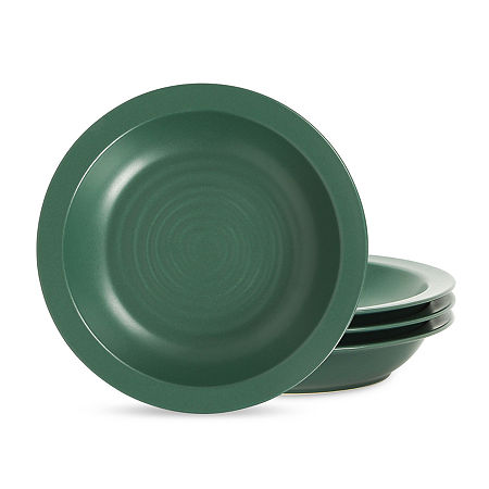 Stone Lain Orbit Pasta Bowls  Set of 4 - Green