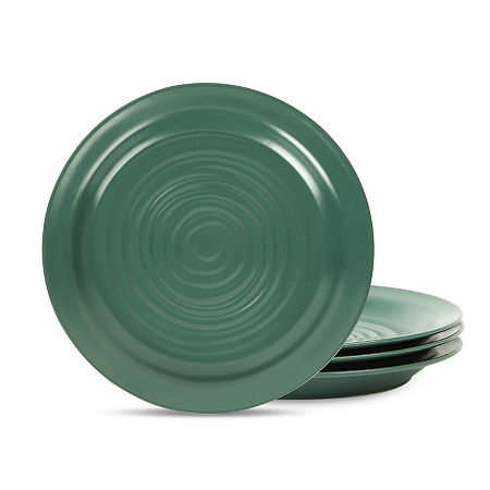 Stone Lain Orbit Dinner Plates  Set of 4 - Green