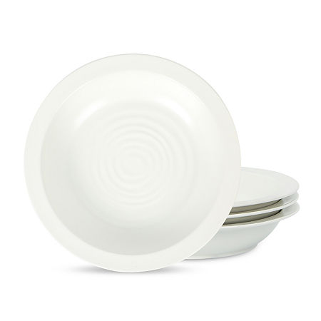 Stone Lain Orbit Pasta Bowls  Set of 4 - White