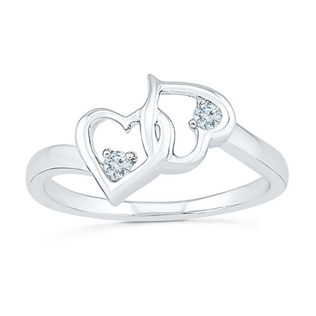 Click here for Womens Diamond Accent Natural White Diamond Sterli... prices