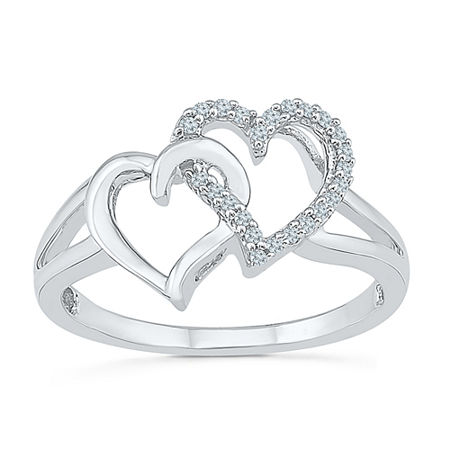 Click here for Womens 1/10 CT. T.W. Natural White Diamond Sterlin... prices