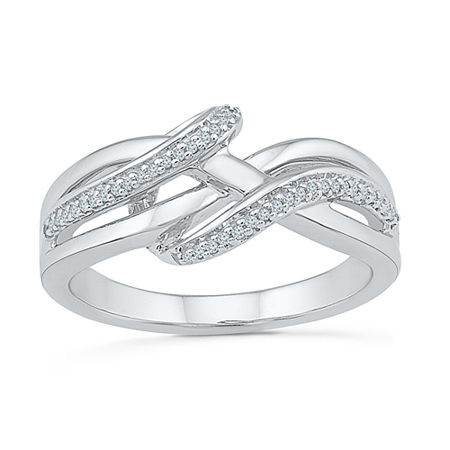 Click here for Womens 1/10 CT. T.W. Natural White Diamond Sterlin... prices