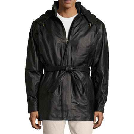 Click here for Vintage Leather Hooded Parka With Zip Out Lining... prices
