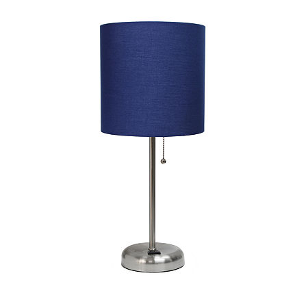 Click here for LimeLights White Stick Lamp w/Charging Outlet & Fa... prices