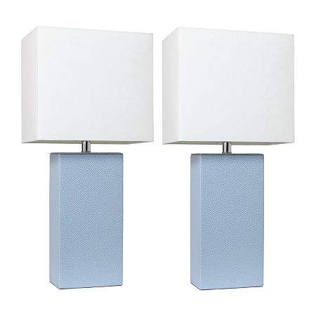 Click here for Elegant Designs(tm) Modern Leather Table Lamps - S... prices