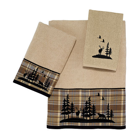 Click here for Avanti Woodville Plaid Bordered Cotton Hand Towel... prices