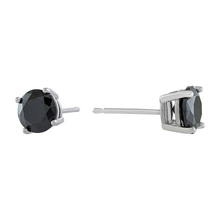 Click here for Silver Treasures Black Cubic Zirconia Sterling Sil... prices