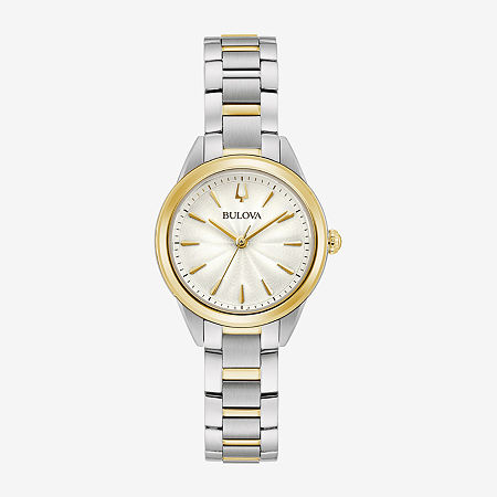 Click here for Bulova Womens Sutton Two-Tone Stainless Steel Brac... prices