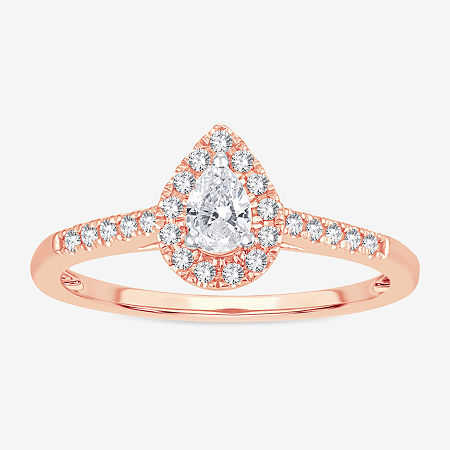 Click here for Womens 1/3 CT. T.W. Natural White Diamond 10K Rose... prices