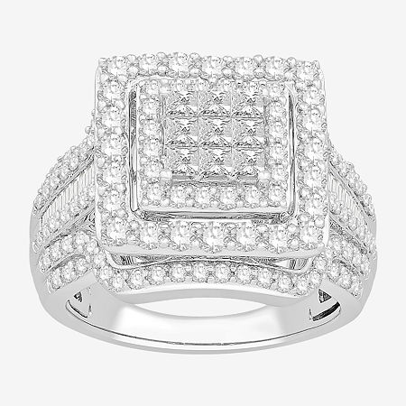 Click here for Womens 2 CT. T.W. Natural White Diamond 10K White... prices