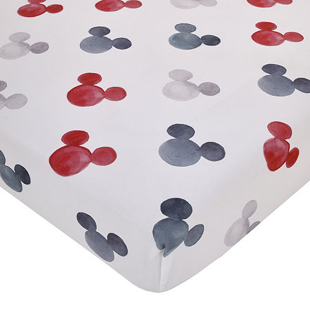 Click here for Disney Collection Mickey Mouse Crib Sheet  One Siz... prices