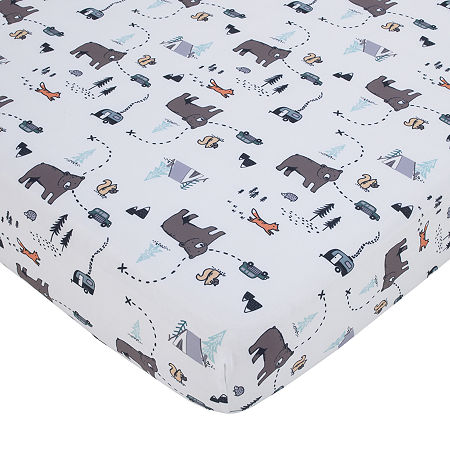 Click here for Carters(R) Woodland Friends Fitted Crib Sheet prices