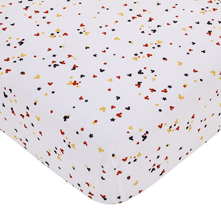 Click here for Disney Mickey Mouse Confetti Fitted Crib Sheet prices