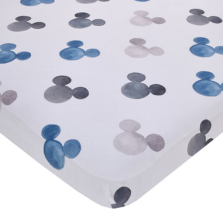 Click here for Disney Mickey Mouse Ears Mini Fitted Crib Sheet prices