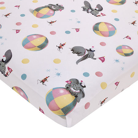 Click here for Disney Baby Vintage Dumbo Mini Fitted Crib Sheet prices
